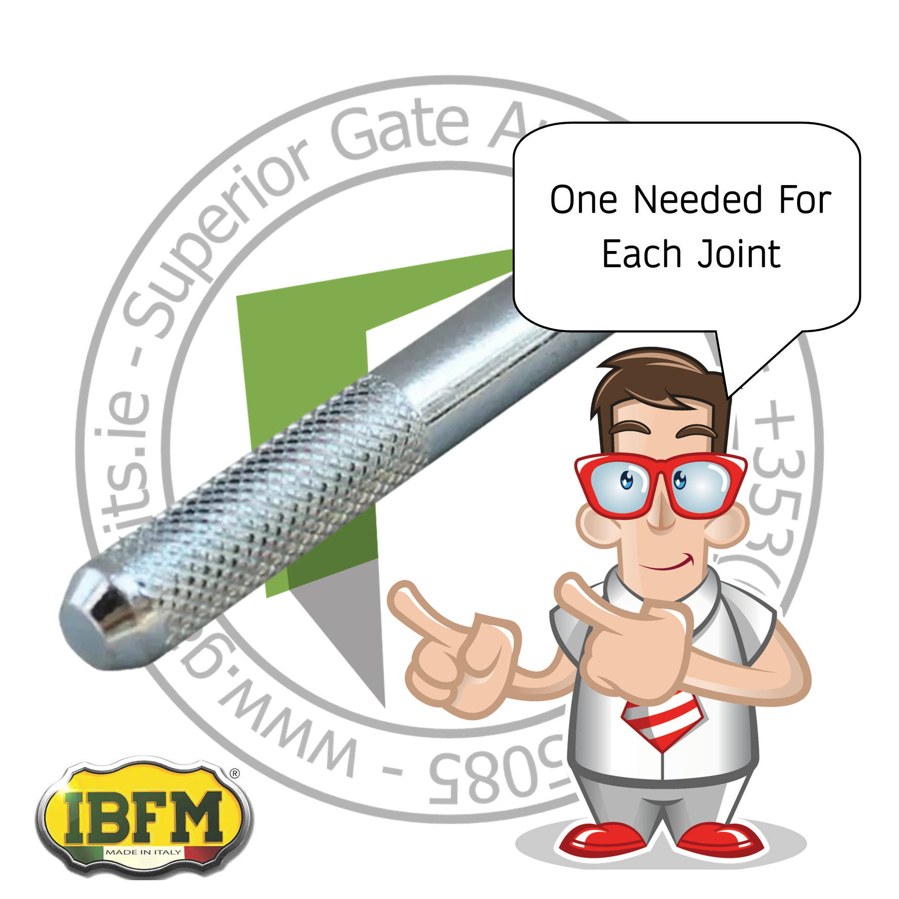 Sliding Gate Track Jointing Pin – gatekits.ie