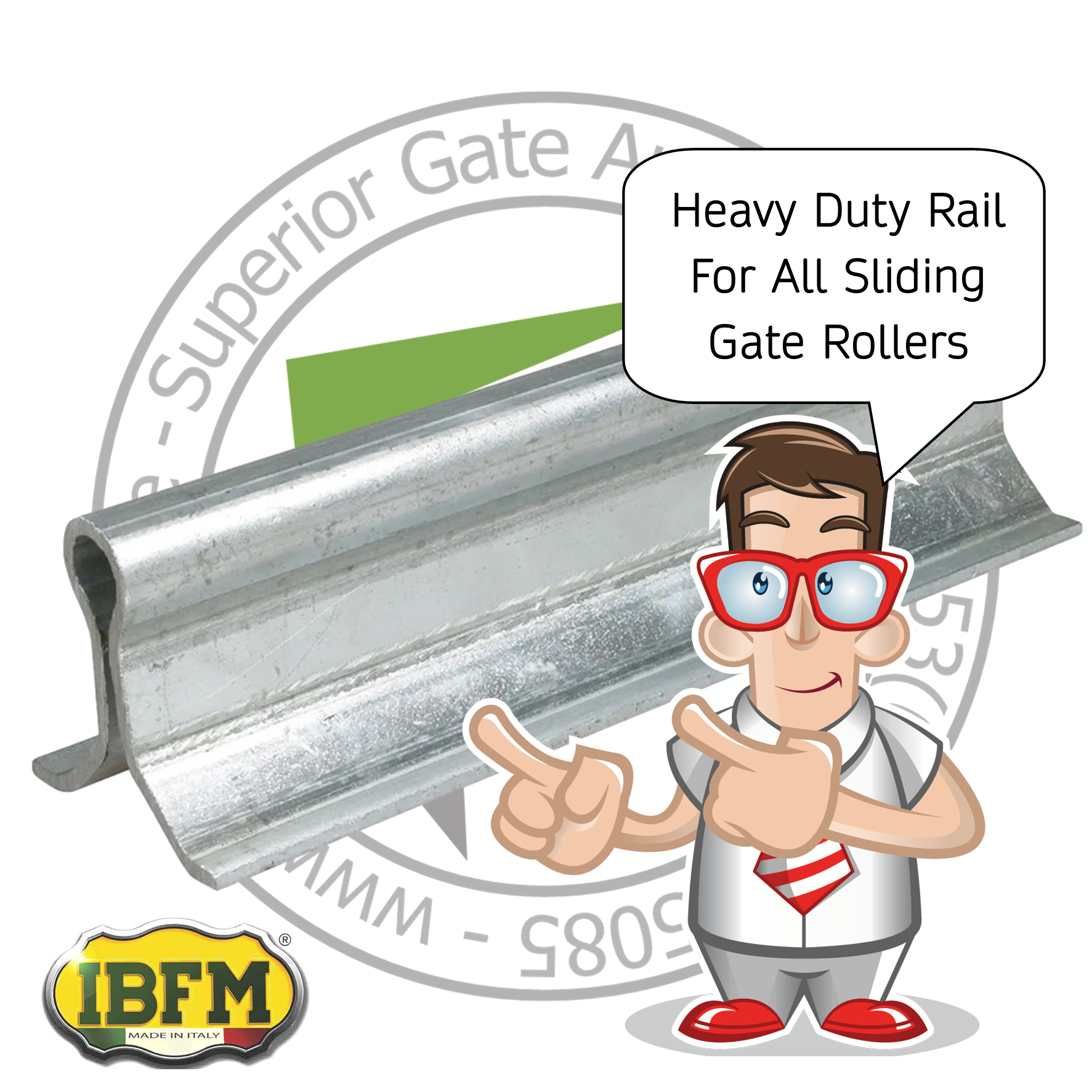 Sliding Gate Track Rail Heavy Duty – gatekits.ie