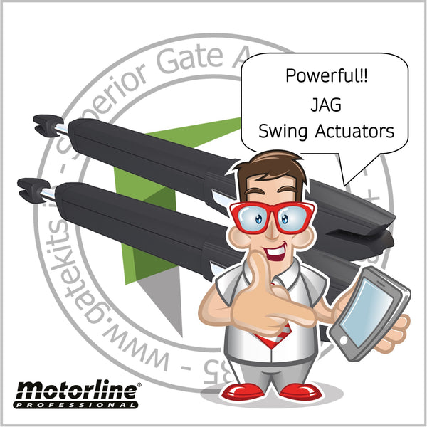 Motorline JAG Swing Gate Kit - For Entrances up to 8m (24ft)